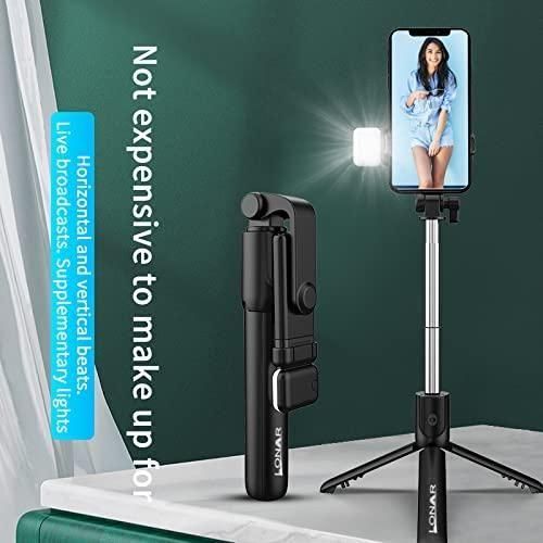 Extendable Flash 3-in-1 Selfie Stick Tripod with Bluetooth Remote ...